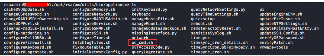 RSA Authentication Manager 8.4 Privilege Escalation